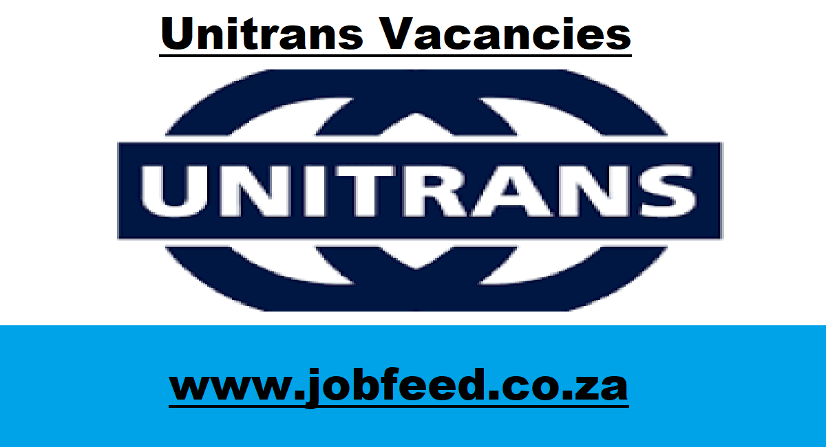 Unitrans Vacancies 2026: X16 Posts @www.unitransafrica.com » Jobfeed.co.za